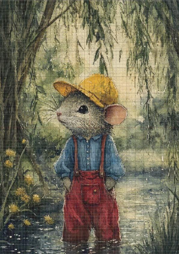 Beatrix Potter Mouse Cross Stitch Pattern. Instant PDF Download. 63,600 ...