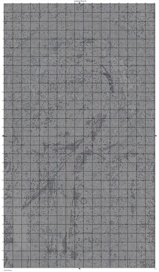 Peregrine Falcon, Hawk, Bird of Prey Cross Stitch Pattern. Instant PDF ...