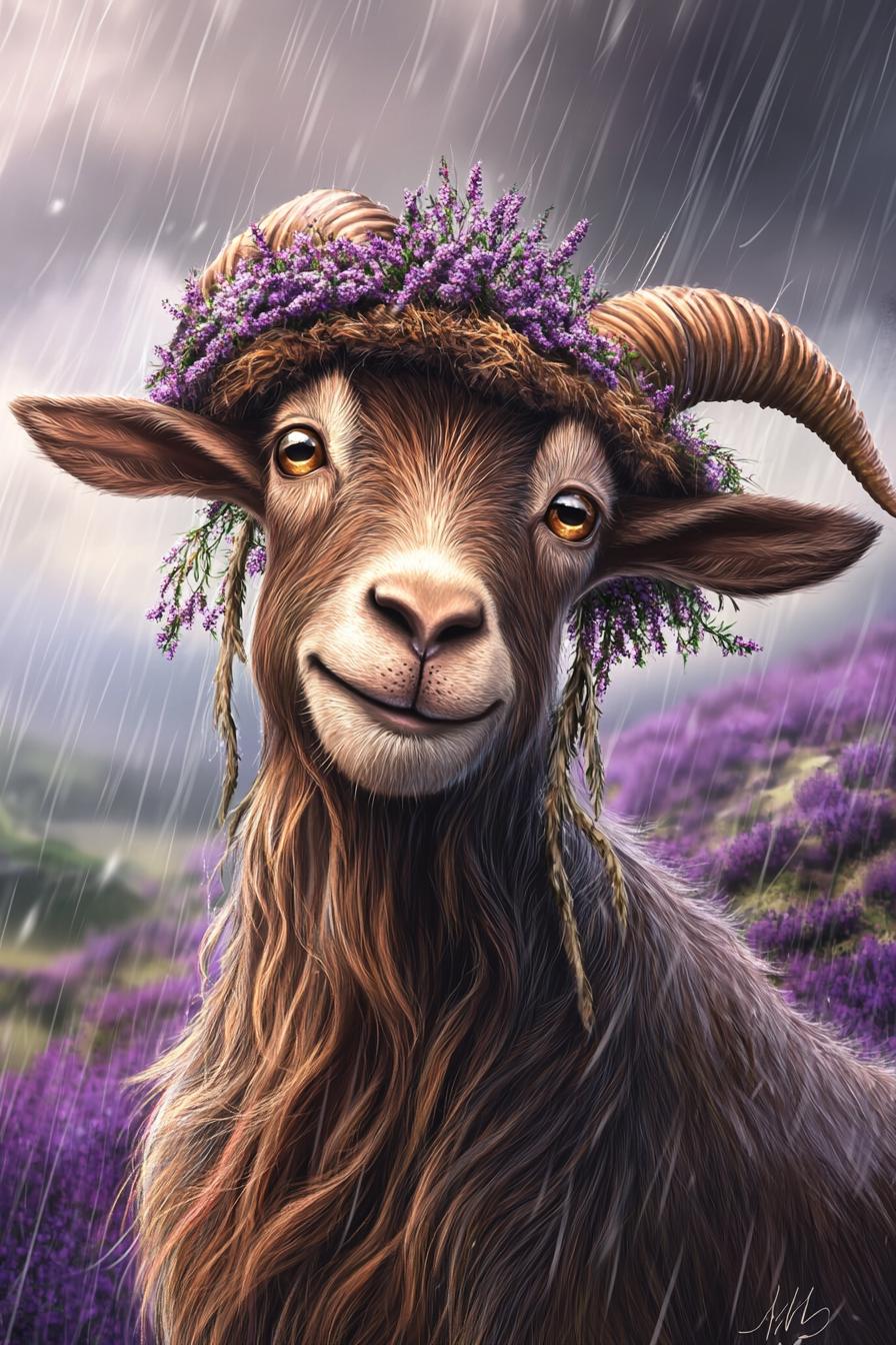 Happy Goat 01 Cross Stitch Pattern. Digital PDF Download. 60,000 ...