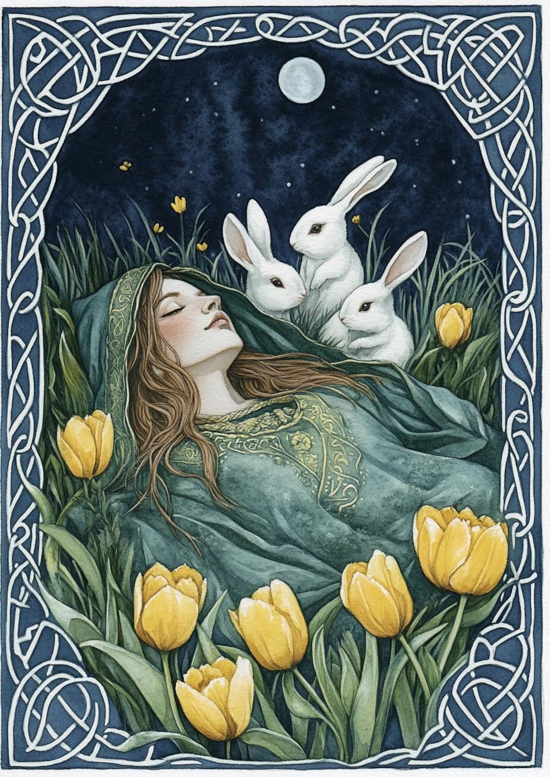 Eostre Easter Cross Stitch Pattern. Instant PDF Download. 63,600 ...