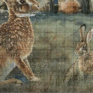 Henge Hare Cross Stitch Pattern. Instant PDF Download. 60.000 Stitches ...