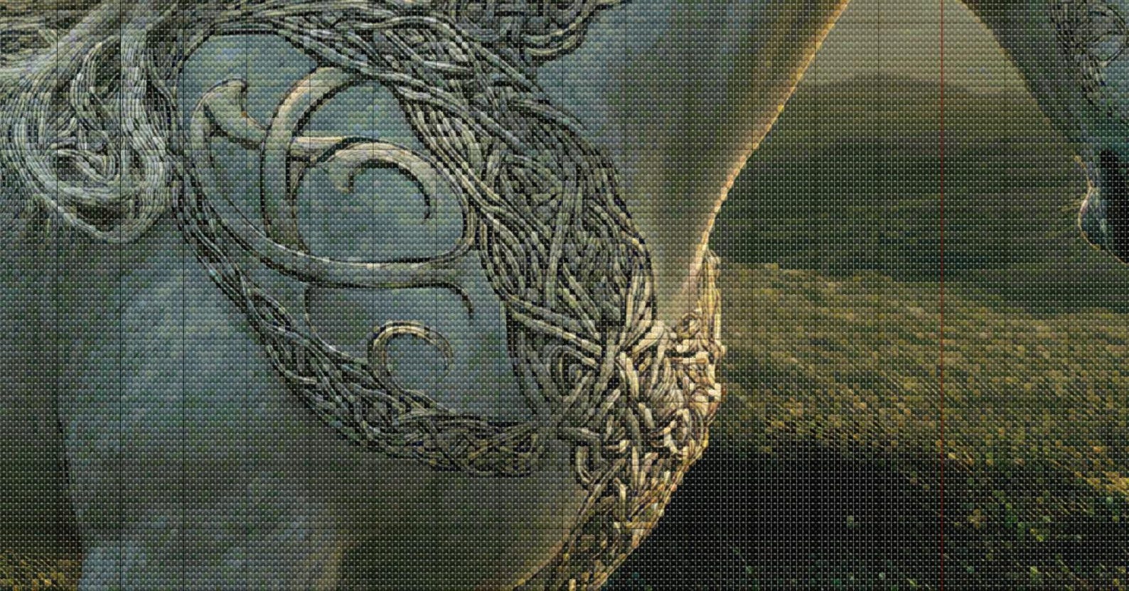 Celtic Unicorn Sun Rise Cross Stitch Pattern. Instant PDF Download. 60k ...