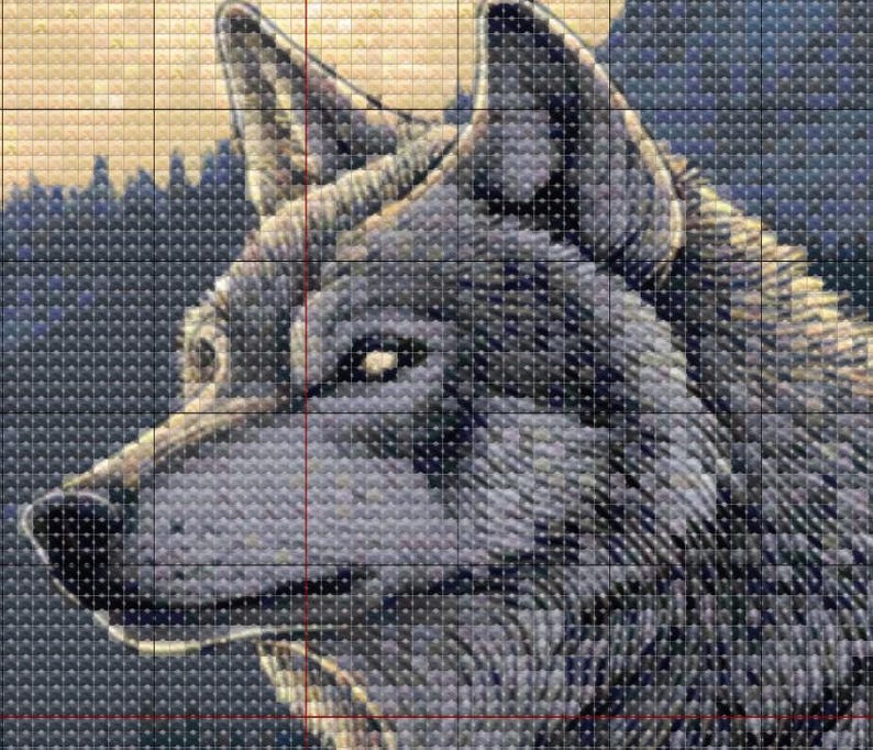 Crows and Wolves Cross Stitch Pattern. Instant PDF Download. 60k Stitches. - Etsy