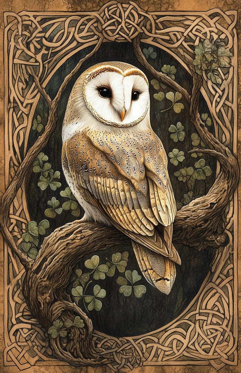 Celtic Barn Owl Cross Stitch Pattern. PDF Download. 58,200 Stiches. - Etsy