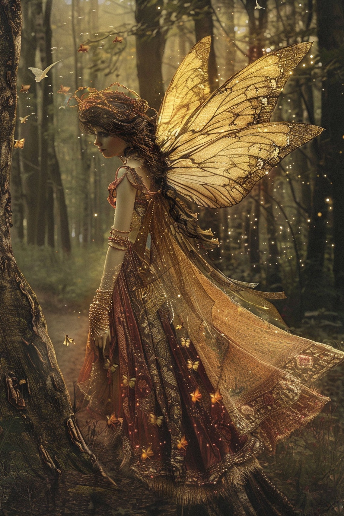 Fae 05 Cross Stitch Pattern. PDF Downloadable Cross Stitch Pattern ...