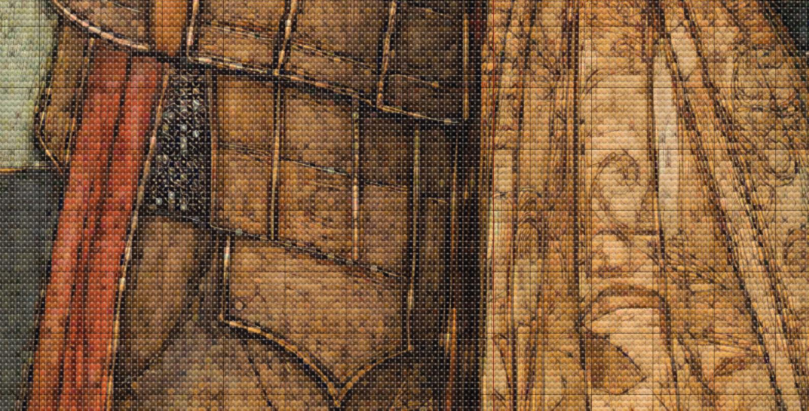 Knight and Maiden Cross Stitch Pattern: Medieval Embroidery (PDF ...