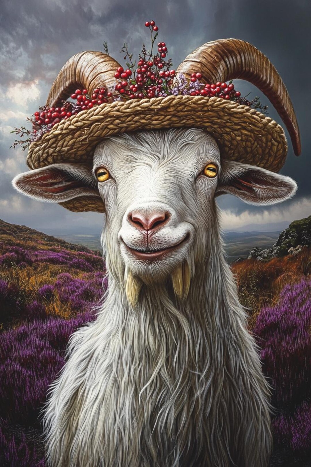 Happy Goat 03 Cross Stitch Pattern. Digital PDF Download. 60,000 ...