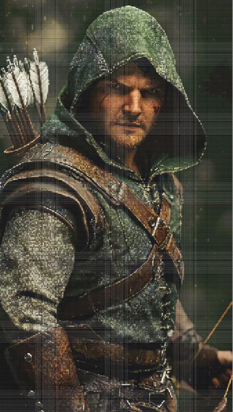 Robin Hood Cross Stitch Pattern. Instant PDF Download. 50,400 Stitches ...