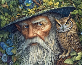 Wizard Cross Stitch Pattern PDF Download Instant Download 40,000 ...