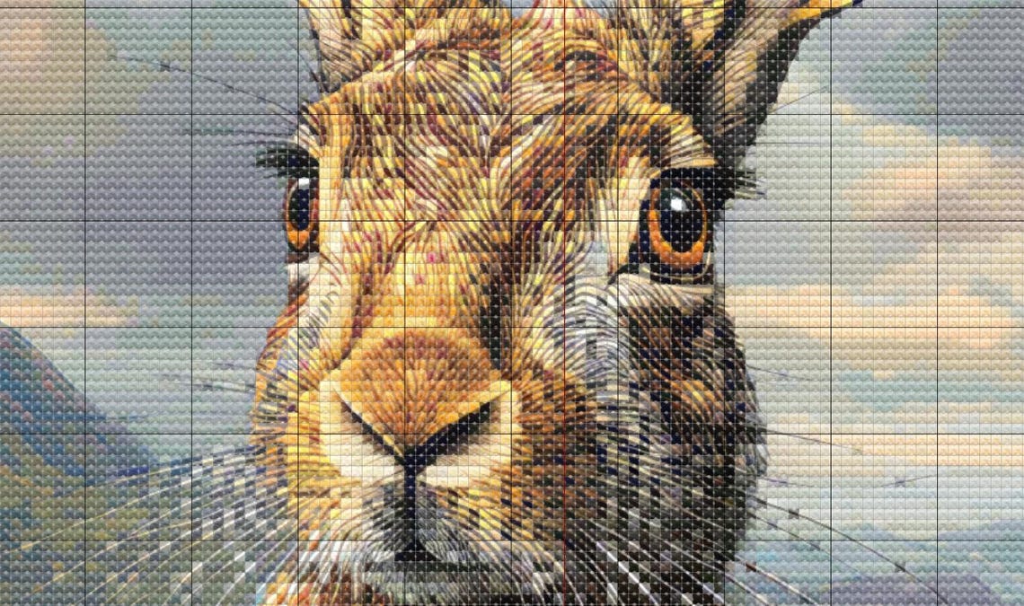 Hare in the Heather Cross Stitch Pattern. Instant PDF Download. 62,500 ...