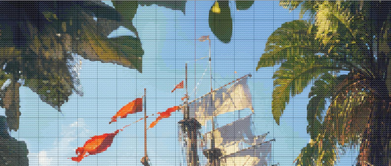 Old Sailing Ship Cross Stitch Pattern. Instant PDF Download. 53,000 ...