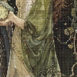 Triple Goddess Pagan Cross Stitch Pattern. Instant PDF Download. 62,500 ...