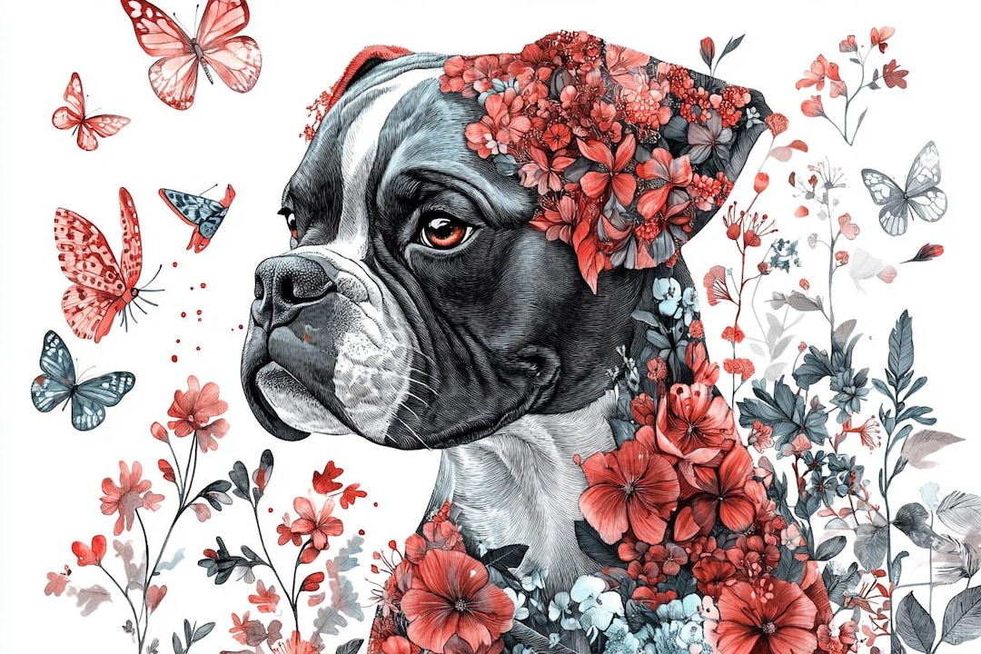 Boxer Dog, Puppy Cross Stitch Pattern. Instant PDF Download. 60k ...