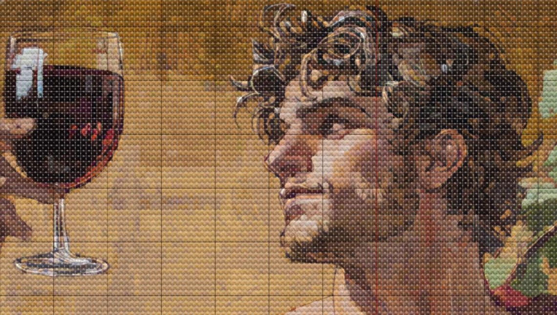 Dionysus Cross Stitch Pattern. Instant PDF Download. 60k Stitches - Etsy