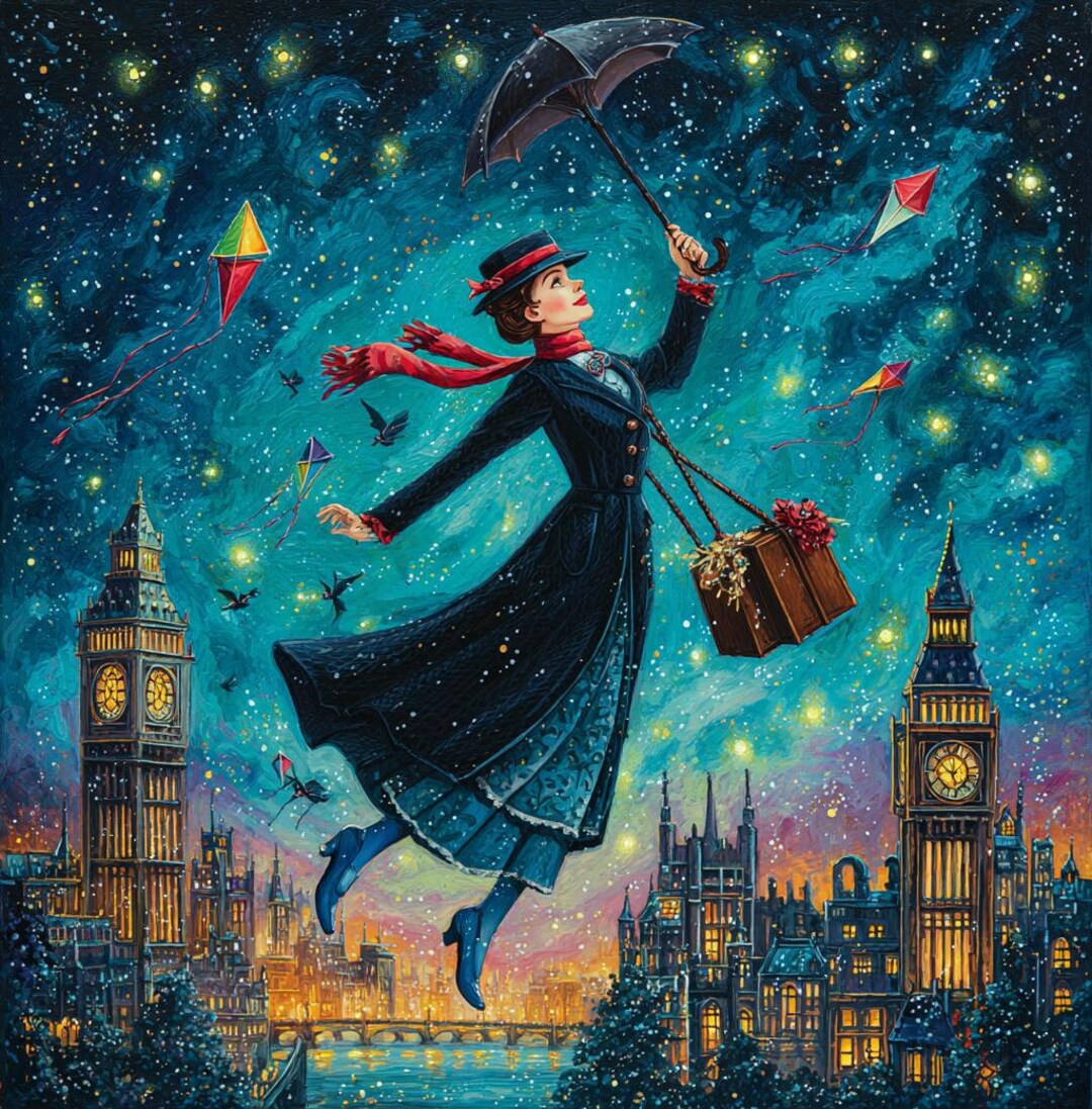 Mary Poppins Cross Stitch Pattern. Instant PDF Download. 62,500 ...