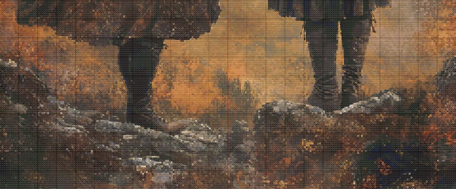 Outlander Claire Jamie Fraser Cross Stitch Pattern. Instant PDF ...