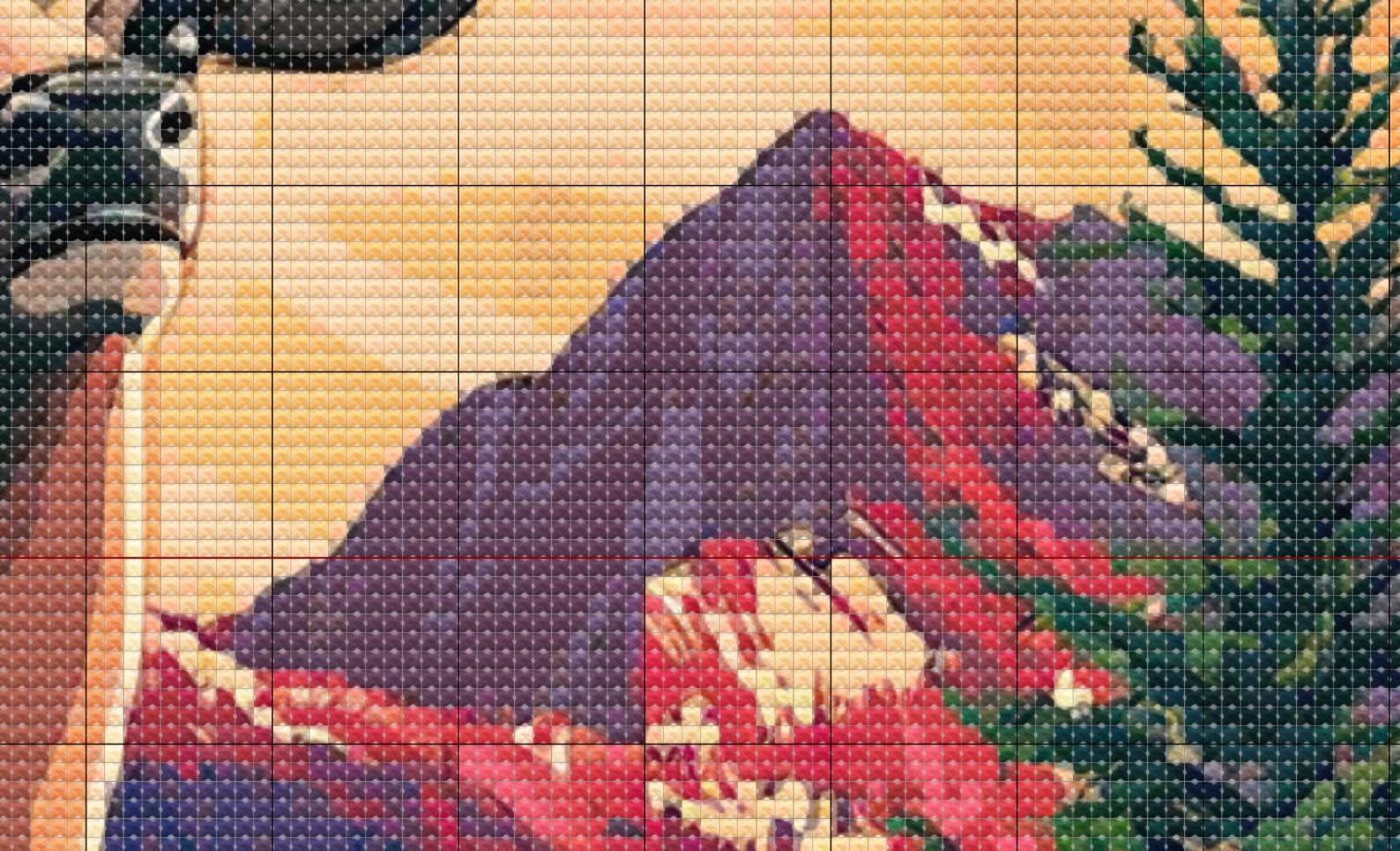 Colorado Destination Cross Stitch Pattern: Mountain Landscape (PDF ...
