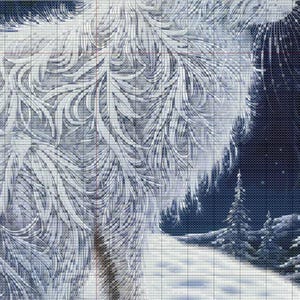 Snow Hare Cross Stitch Pattern. Instant PDF Download. 62,500 Stitches ...