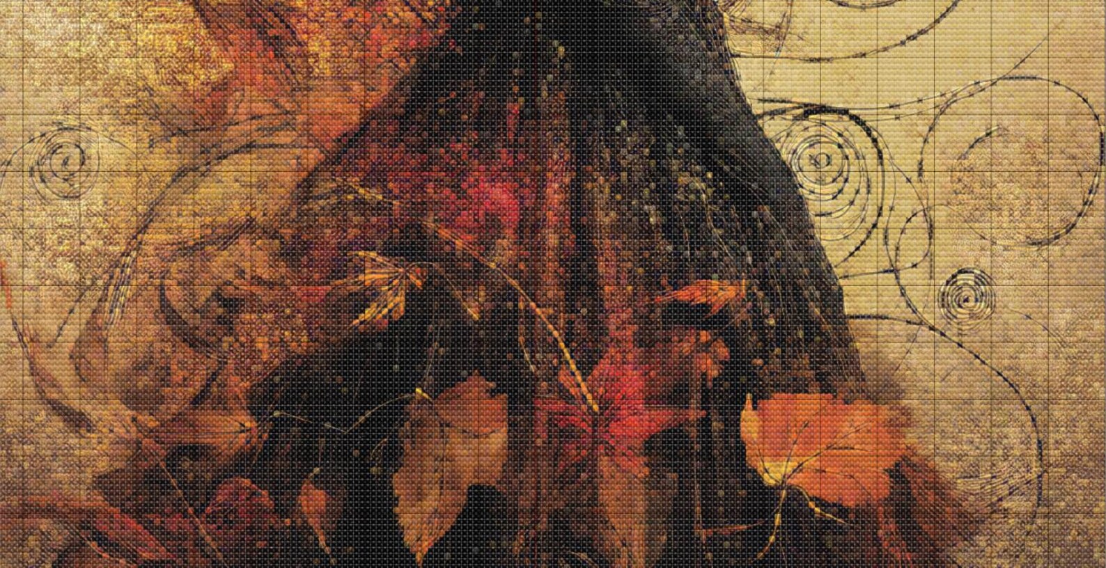 Pagan Wiccan Witch Cross Stitch Pattern. Instant PDF Download. 60k ...