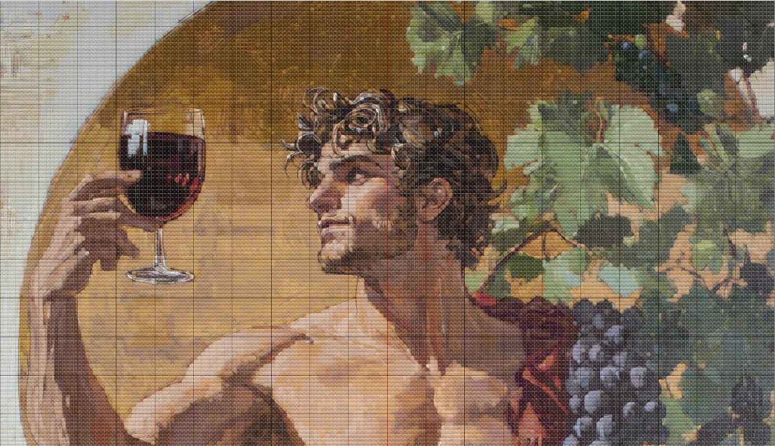 Dionysus Cross Stitch Pattern. Instant PDF Download. 60k Stitches - Etsy