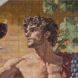 Dionysus Cross Stitch Pattern. Instant PDF Download. 60k Stitches - Etsy