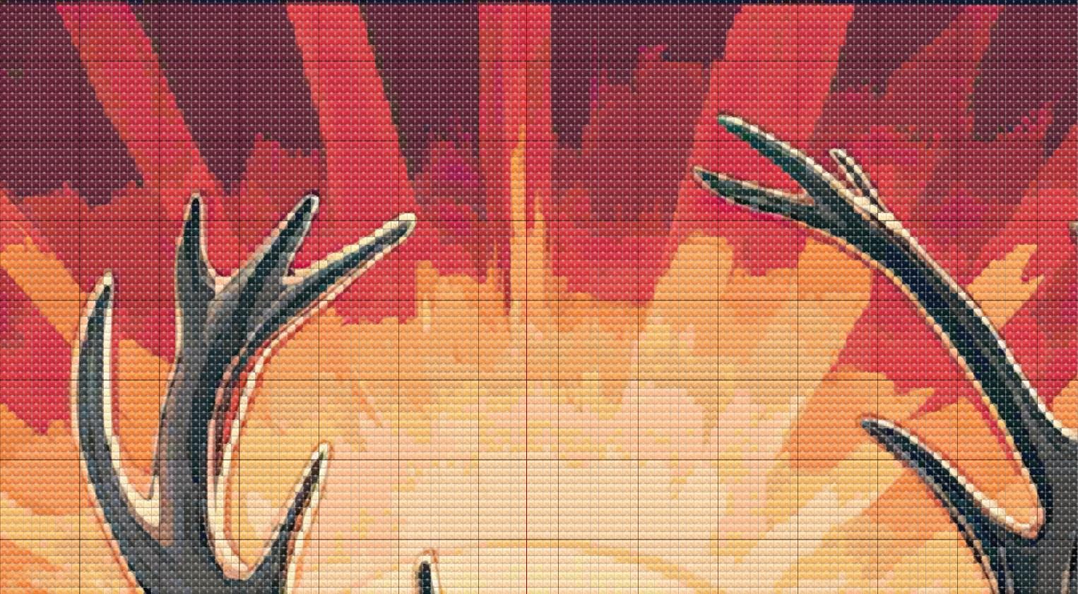 Colorado Destination Cross Stitch Pattern: Mountain Landscape (PDF ...