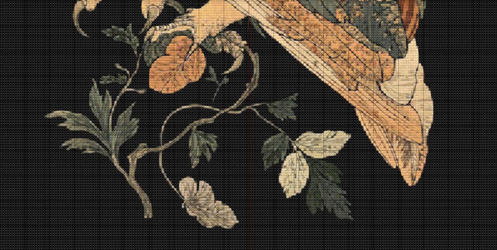 Barn Owl William Morris Cross Stitch Pattern. Instant PDF Download. 60k ...
