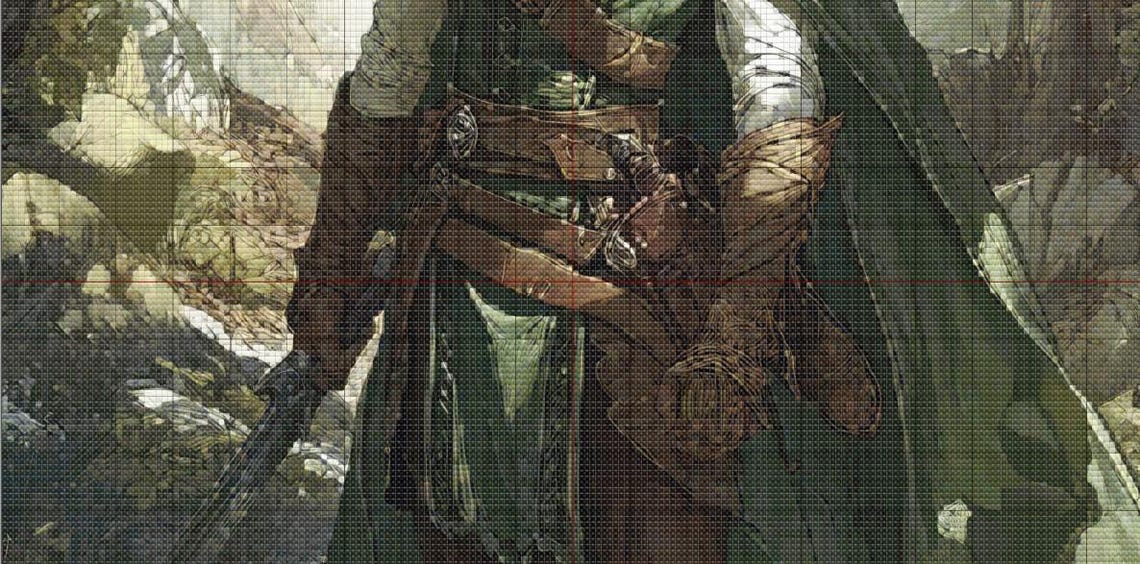 Elf Forest Ranger Cross Stitch Pattern. Instant PDF Download. 60k ...