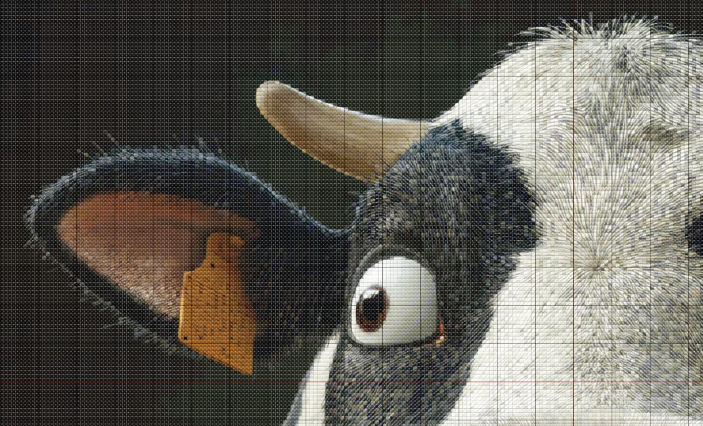 Cow and the Ant Cross Stitch Pattern. Instant PDF Download. 60k ...
