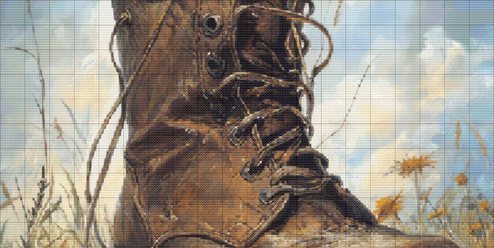 Field Mice Old Boot Cross Stitch Pattern. Instant PDF Download. 60k ...