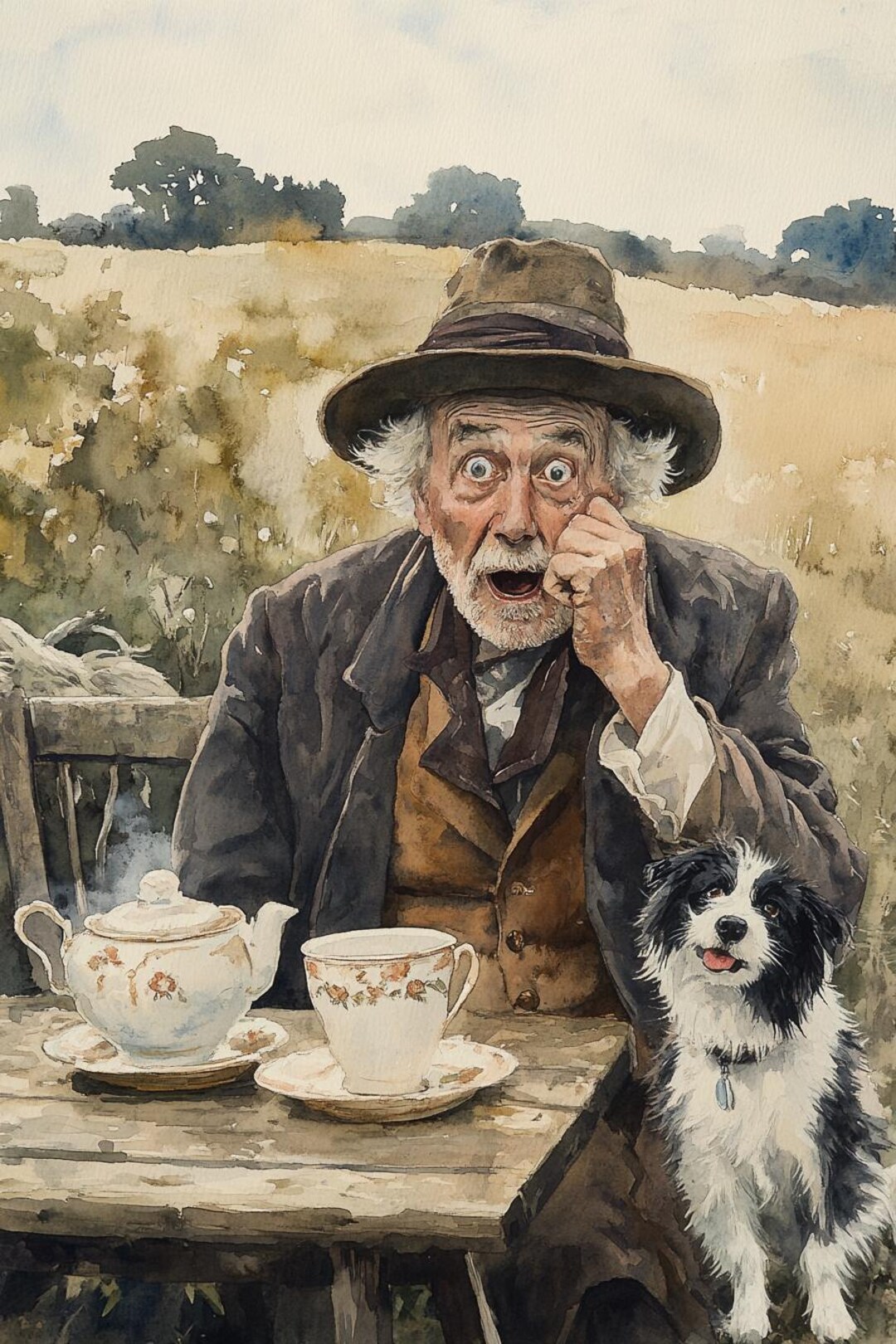 Old Man With Dog Cross Stitch Pattern. Instant PDF Download. 60,000 ...