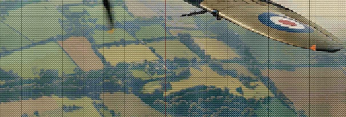 Spitfire Cross Stitch Pattern. Instant PDF Download. 60,000 Stitches ...