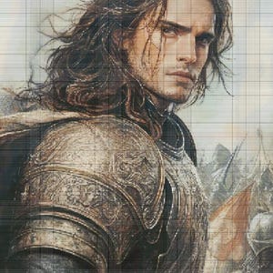 Medieval Knight Cross Stitch Pattern. Instant Download. PDF Download ...