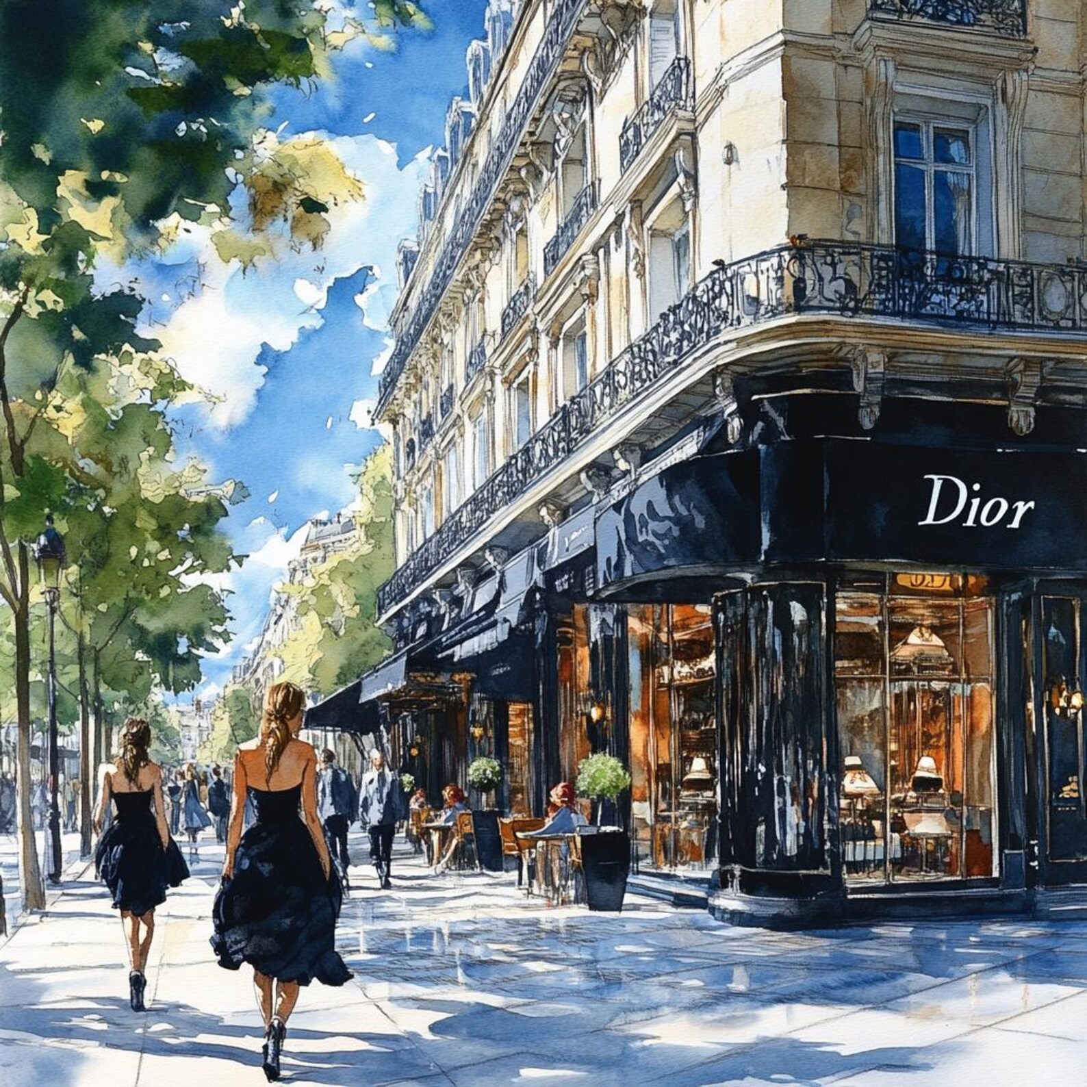 Fashion Dior Paris France Cross Stitch Pattern. Instant PDF Download ...
