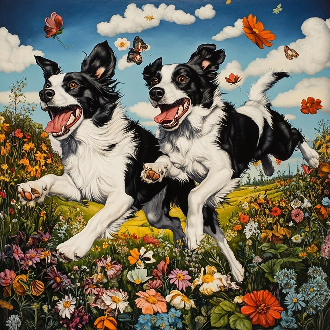 Border Collie Dog Race Cross Stitch Pattern. Instant PDF Download ...