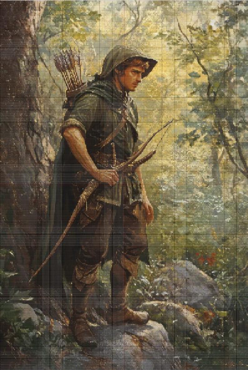 Robin Hood Cross Stitch Pattern. Instant PDF Download. 60k Stitches. - Etsy