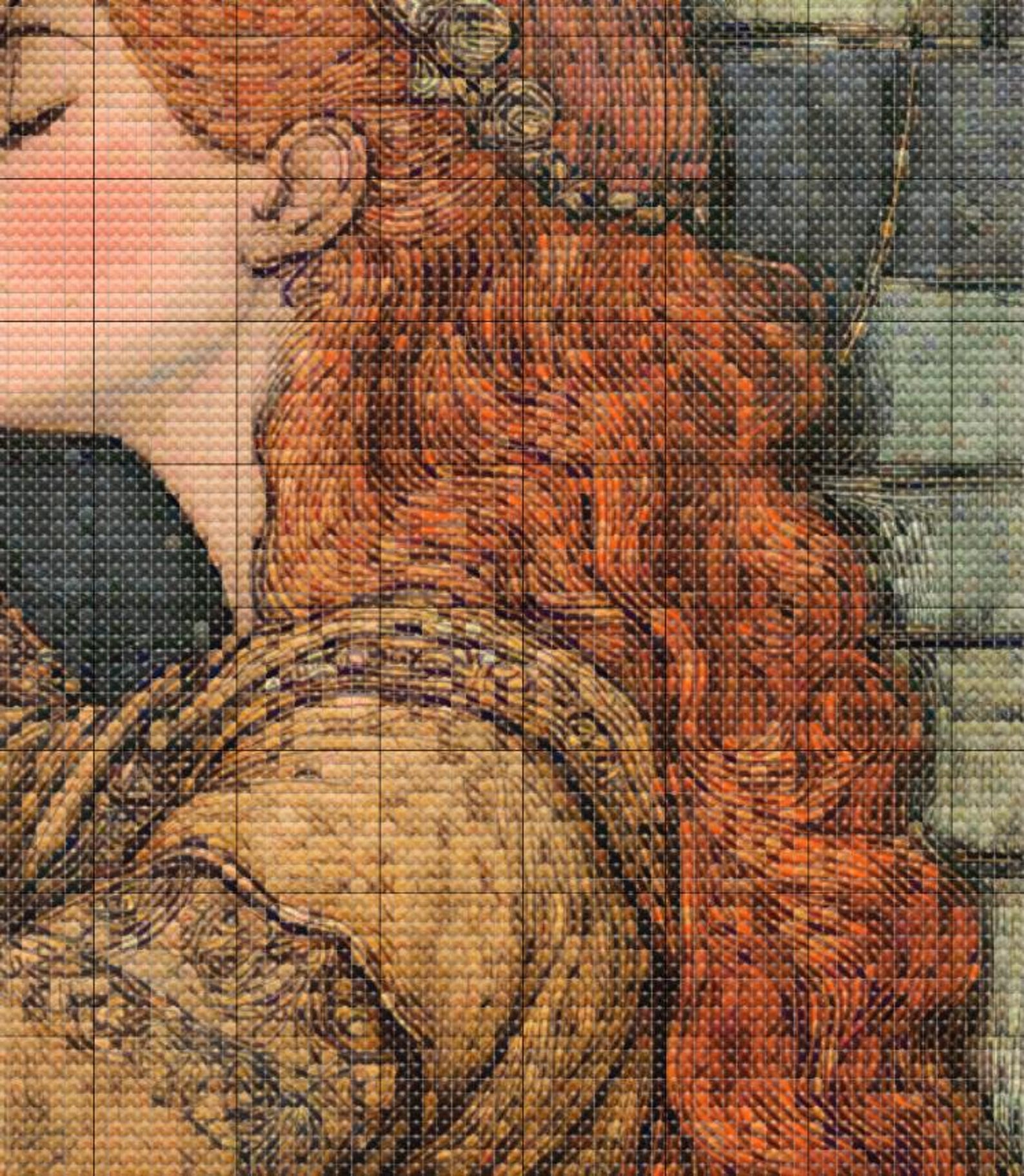 Knight and Maiden Cross Stitch Pattern: Medieval Embroidery (PDF ...