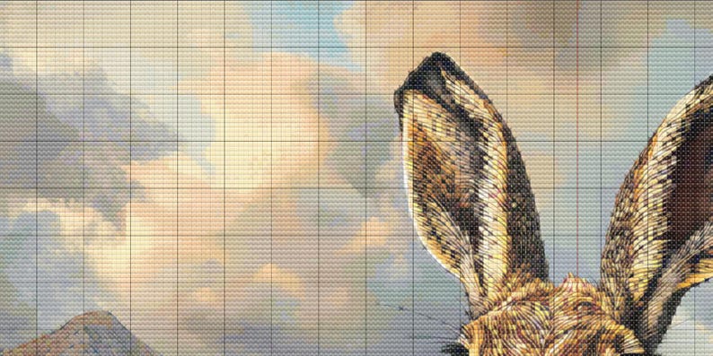 Hare in the Heather Cross Stitch Pattern. Instant PDF Download. 62,500 ...