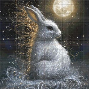 Hare 01 Cross Stitch Pattern. Digital PDF Download. 60,000 Stitches - Etsy