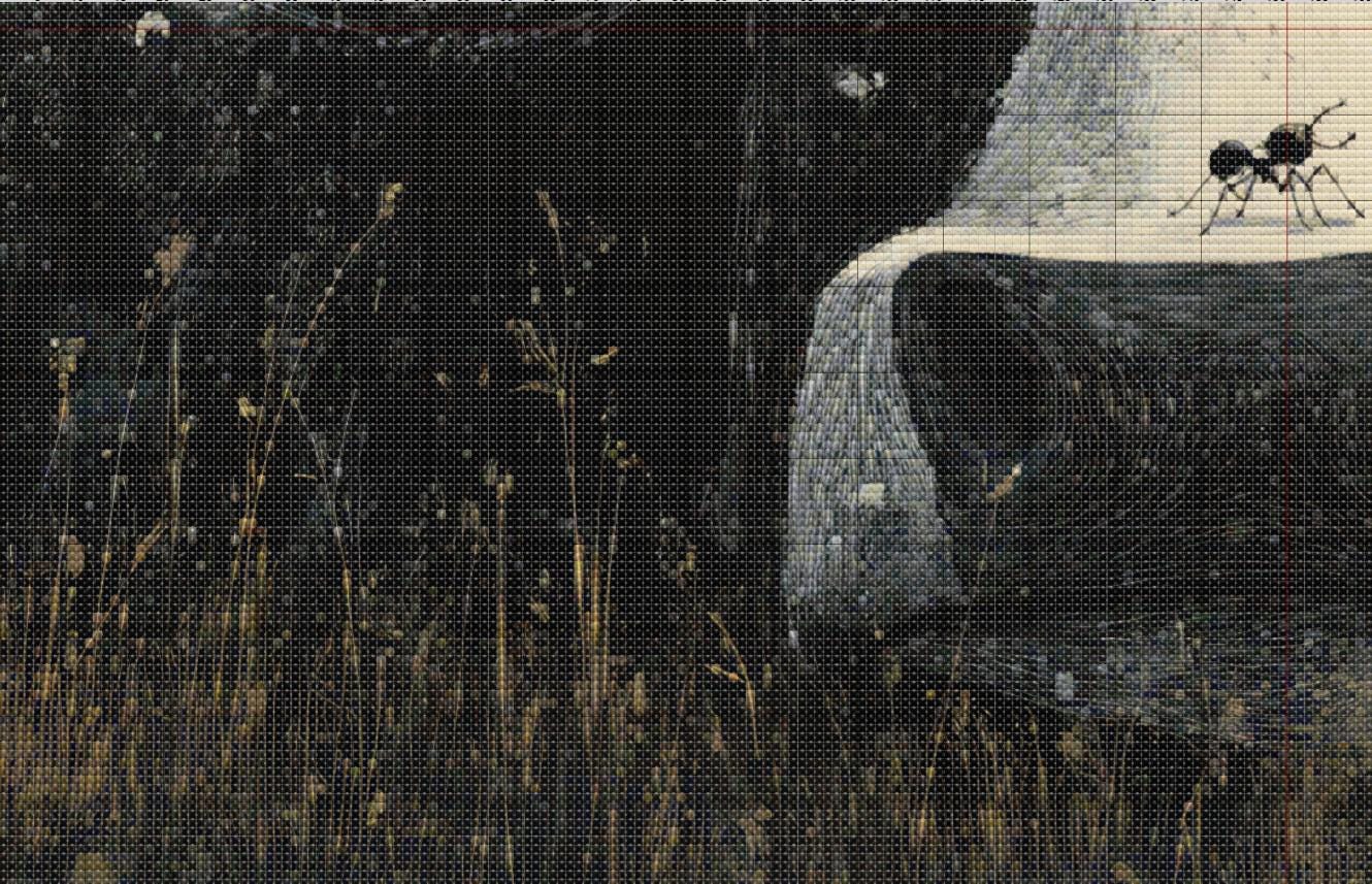 Cow and the Ant Cross Stitch Pattern. Instant PDF Download. 60k ...