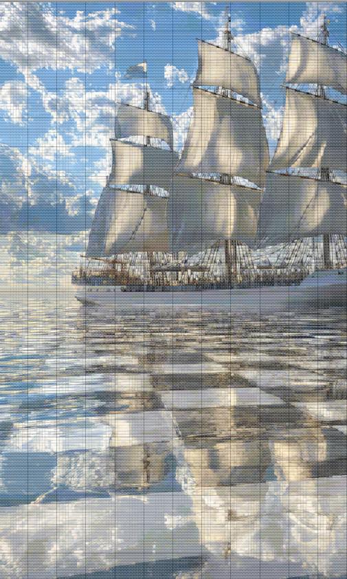 Ship Chess Cross Stitch Pattern. Instant PDF Download. 60k Stitches. - Etsy