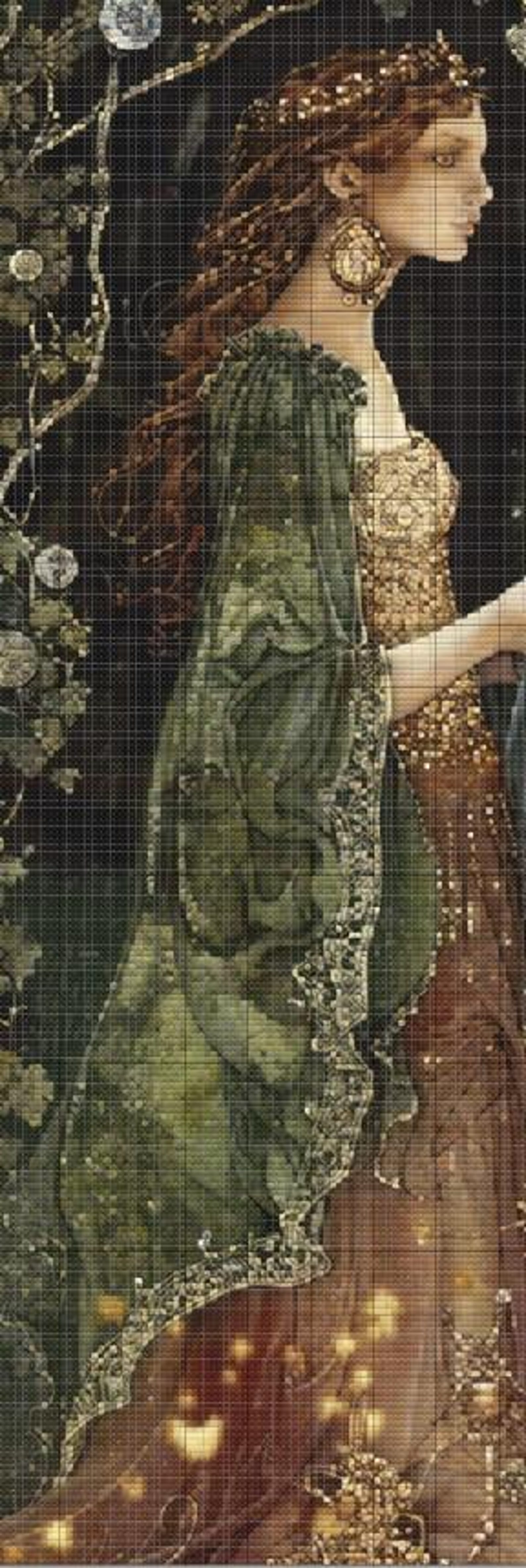 Triple Goddess Pagan Cross Stitch Pattern. Instant PDF Download. 62,500 ...