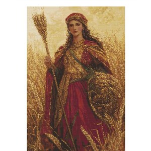 Demeter Goddess of the Harvest, Fertility, Agriculture, Nature and the ...