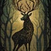 Stag Tile 01 Cross Stitch Pattern. Digital PDF Download. 60,000 ...