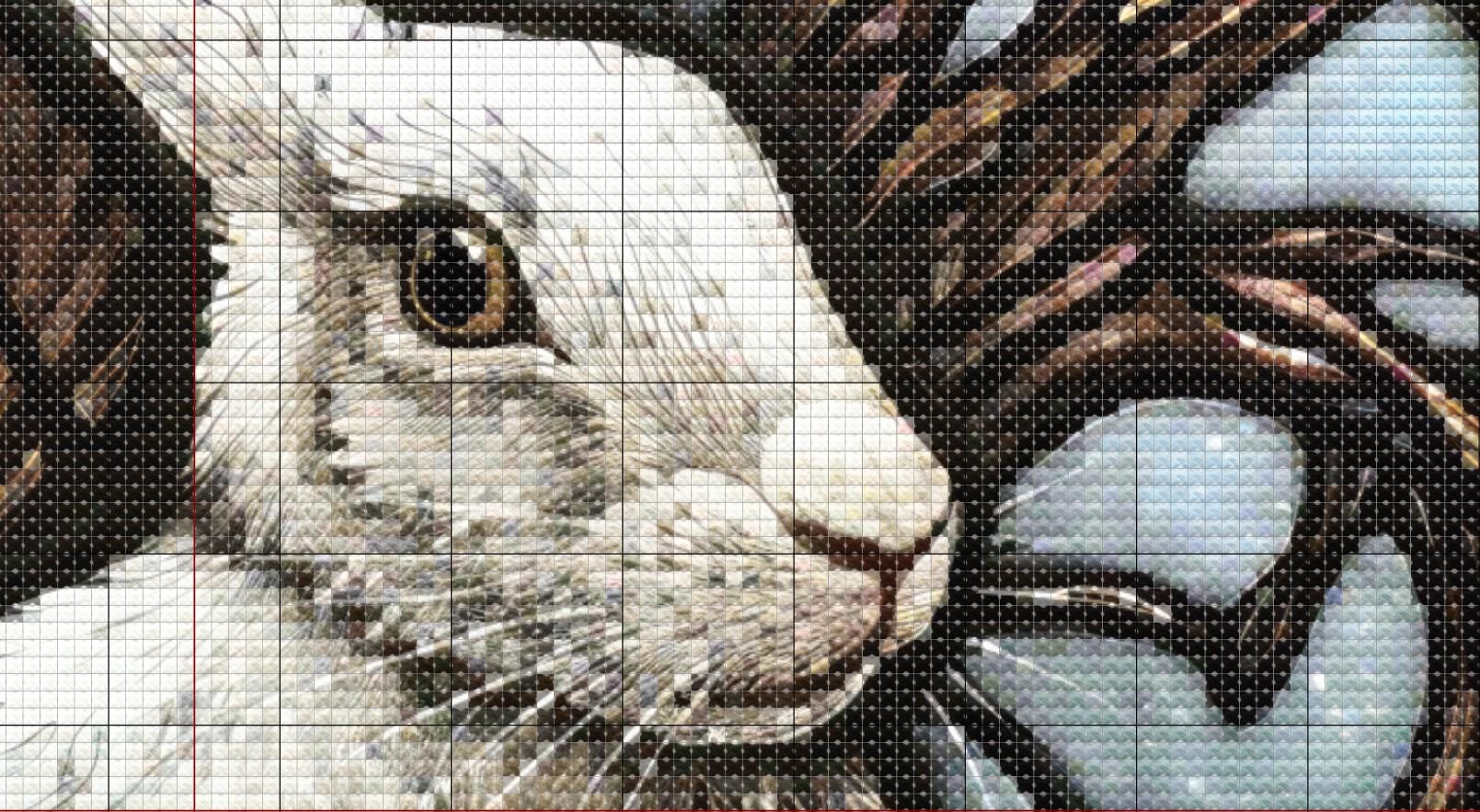 Hare Stained Glass Cross Stitch Pattern. PDF Download. 62,500 Stitches ...