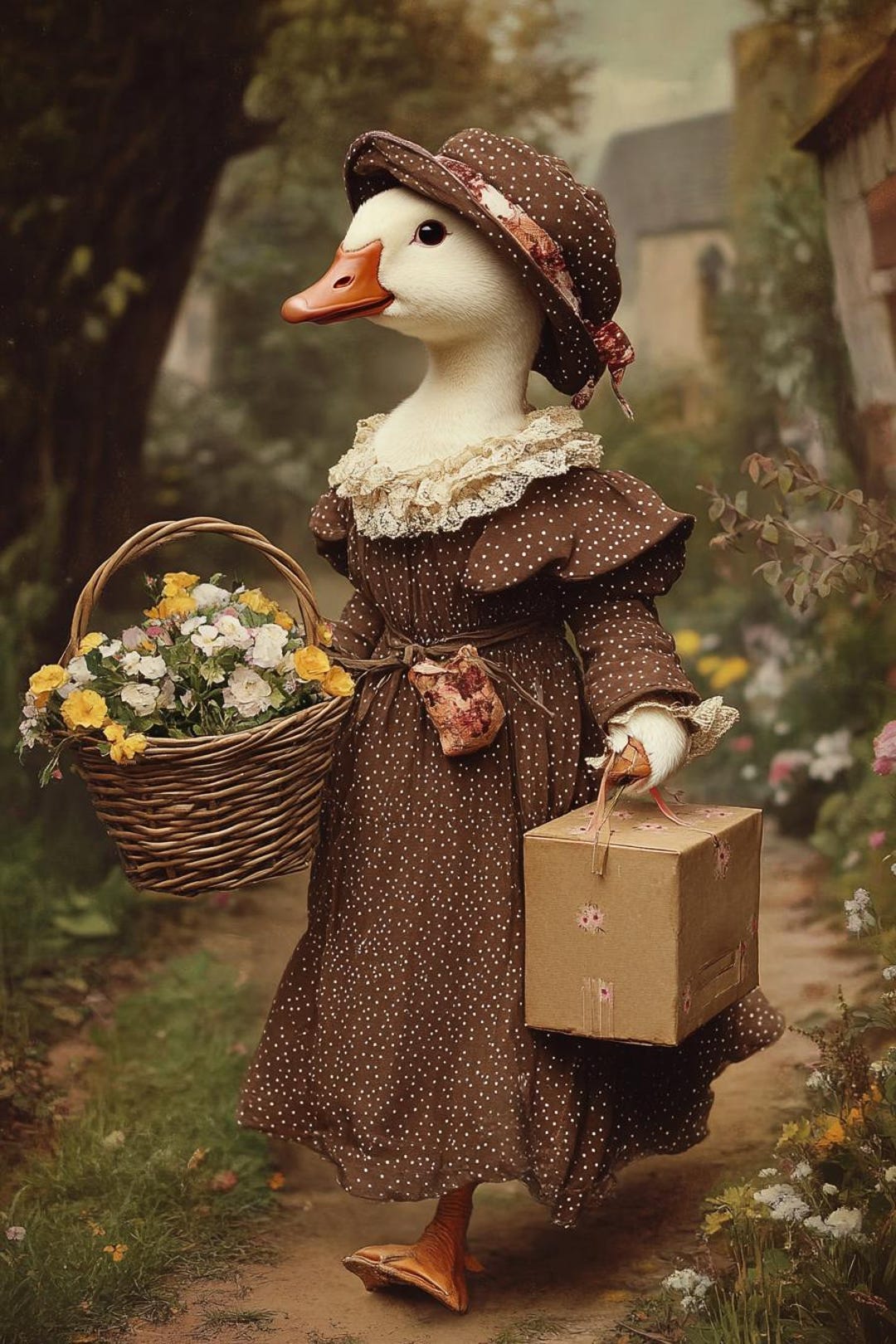 Mother Goose Cross Stitch Pattern. Instant PDF Download. 60k Stitches ...