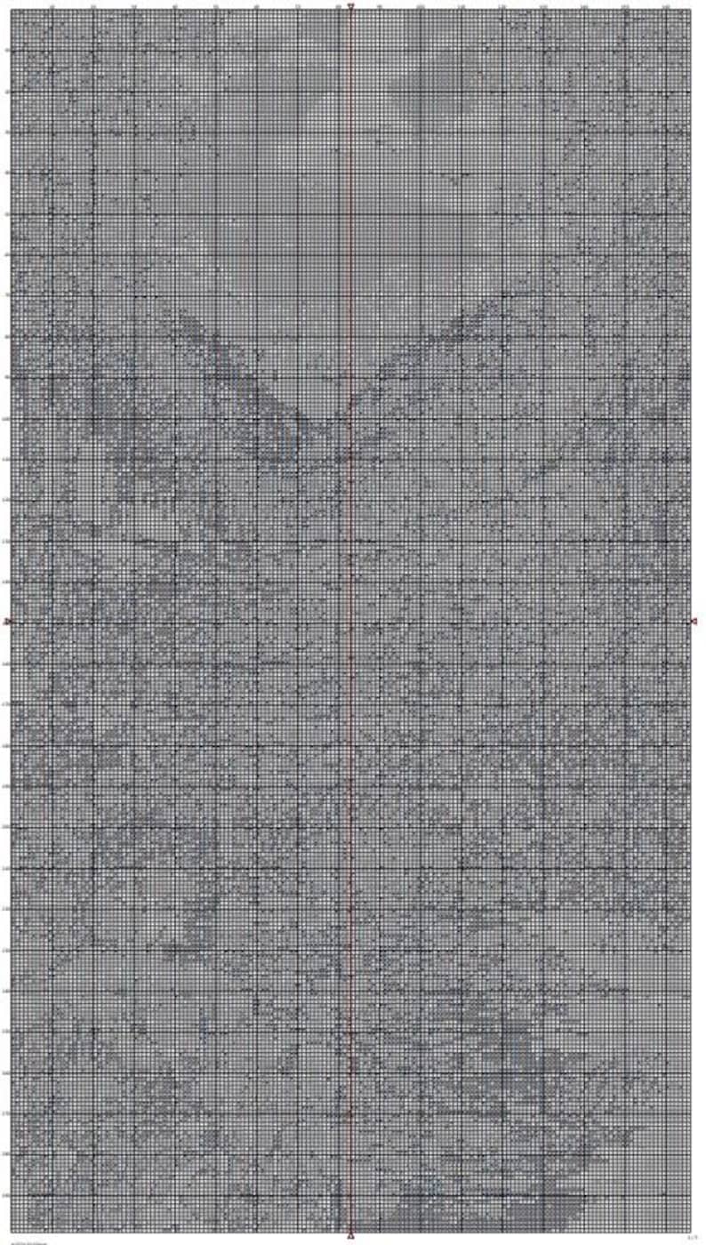 River Flow Cross Stitch Pattern. River Flow Embroidery Pattern. Instant ...