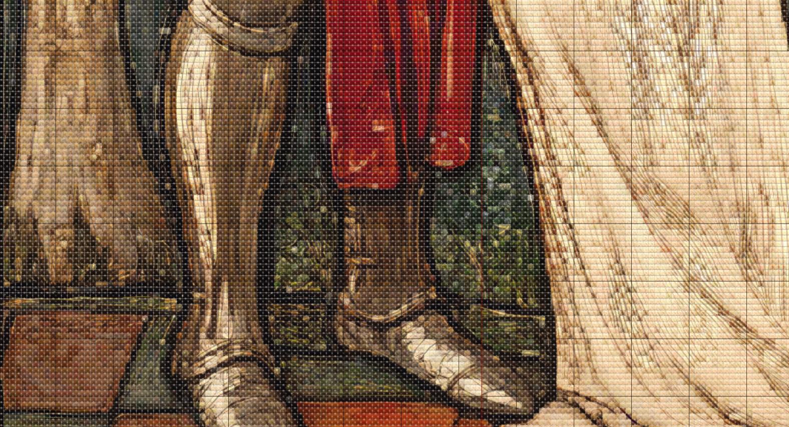 Knight and Maiden Cross Stitch Pattern. Instant PDF Download. 50,400 ...