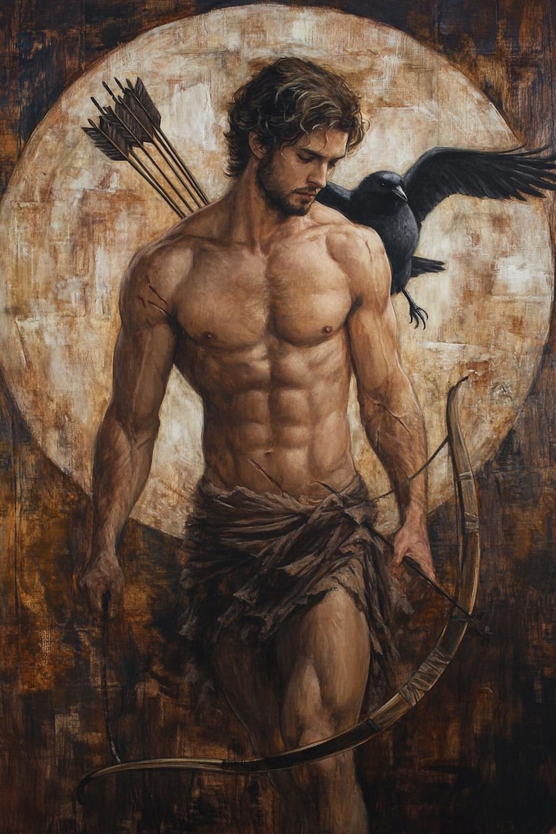 Apollo Cross Stitch Pattern. God of Sun, Light, Prophecy, Philosophy ...