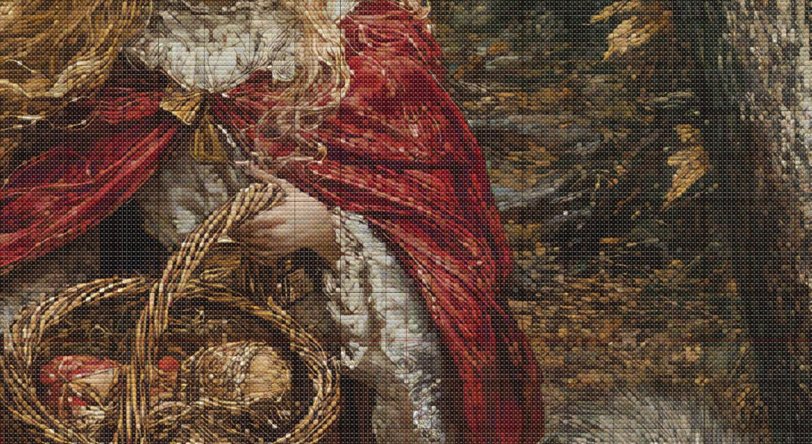 Red Riding Hood Cross Stitch Pattern. Instant PDF Download. 62,909 ...